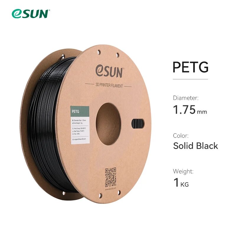 ESUN PETG нить для 3D-печати 1.75 мм Black