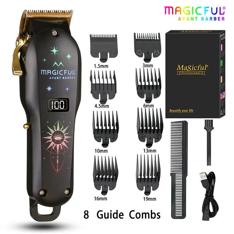 Magicful Тример для волос ZF8056, RGB, 2000 мАч