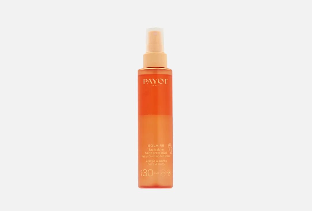 Солнцезащитный спрей для лица и тела SPF 30 PAYOT Eau fraîche haute protection, 150 мл