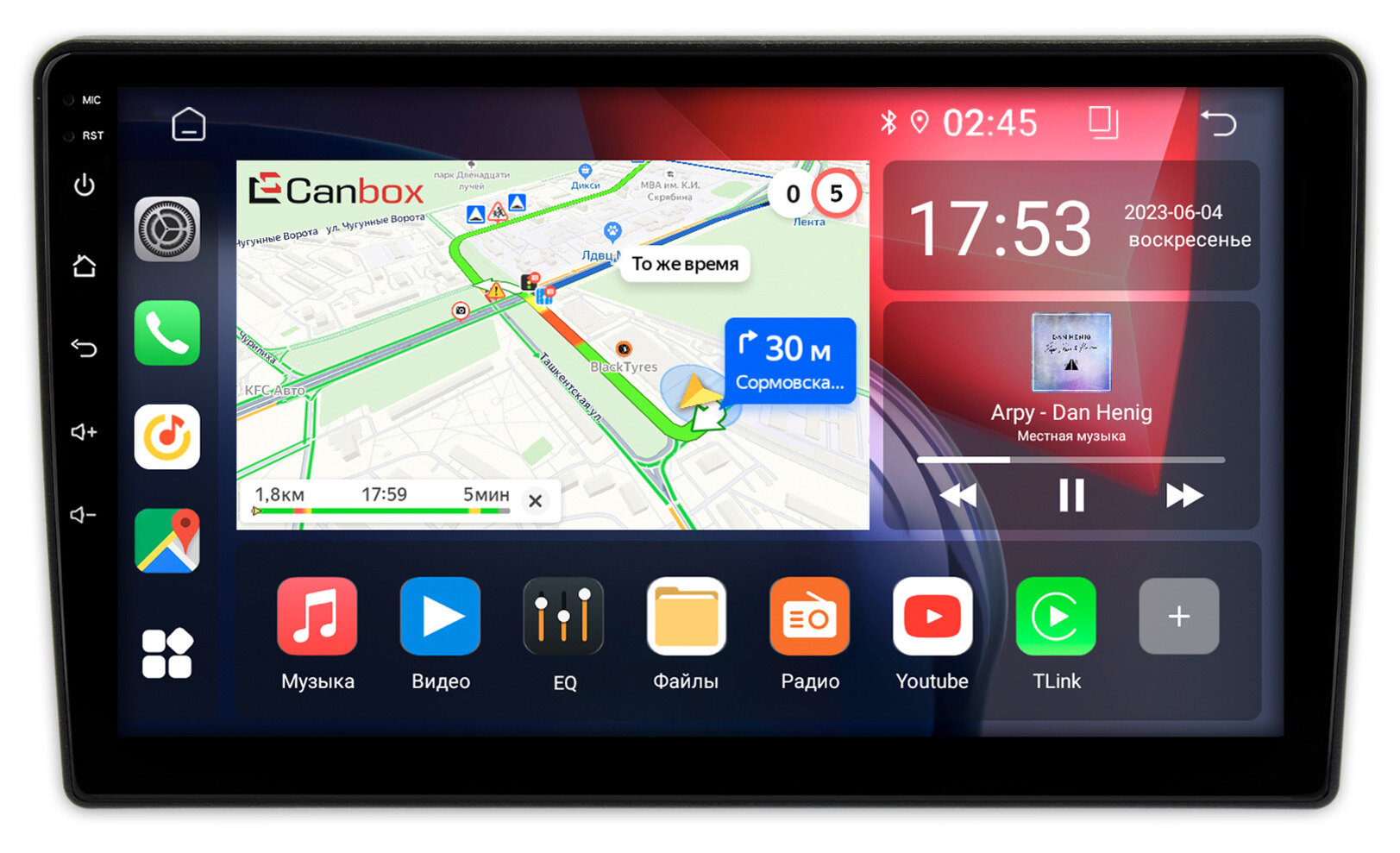 Штатная магнитола Canbox GT9-9510 для Suzuki Every 5 2005-2015 2/32 Android 10 (IPS, DSP, CarPlay)
