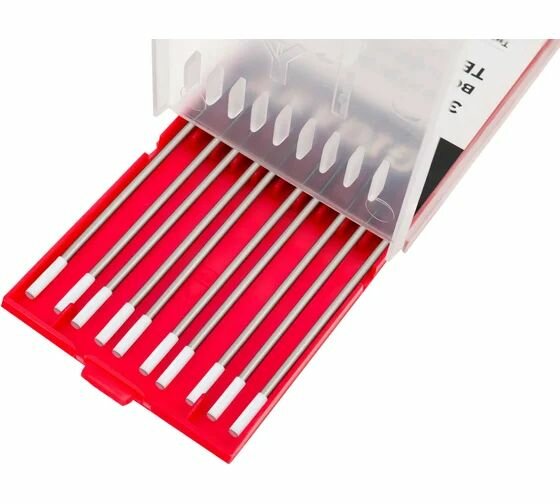 Вольфрамовые электроды для tig сварки WZ-8-175 1.6 мм белый АС упаковка 10 шт Gigant ТЕ-WZ-X-1,6