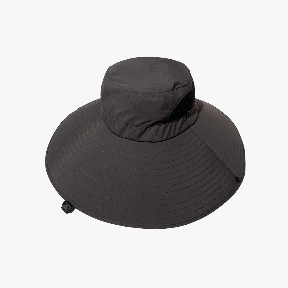 Шляпа мужская, темно-серая, с большими полями, 24-91