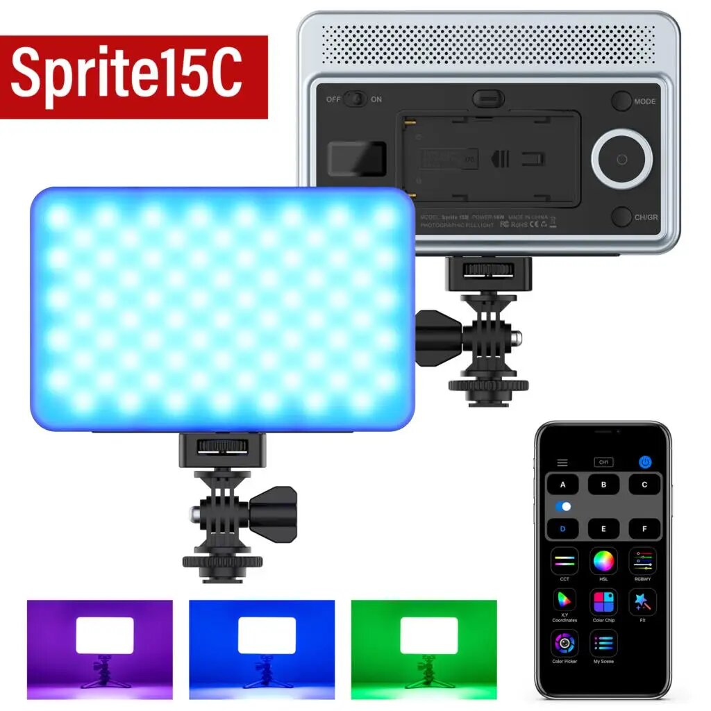 VILTROX Sprite 15C RGB светодиодная панель