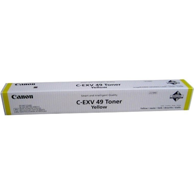 C-EXV49 Y Тонер C-EXV 49 желтый 8527B002 для Canon iR ADV C3320/C3320i/C3325i/C3330i (19000 стр.)