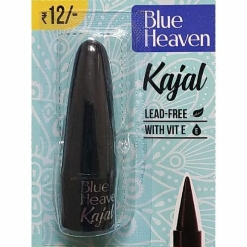 Kajal Сурьма для глаз с витамином Е Blue Heaven Lead-Free with VIT-E (2шт) по 2г.