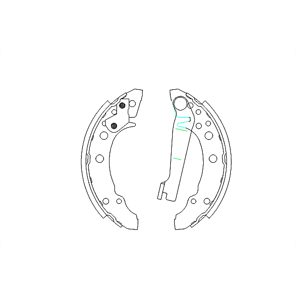 PATRON PSP191 (171609525A / 171609525AV / 171609525AX) колодки тормозные барабанные audi: 80 78-86, seat: Cordoba (Кордоба)