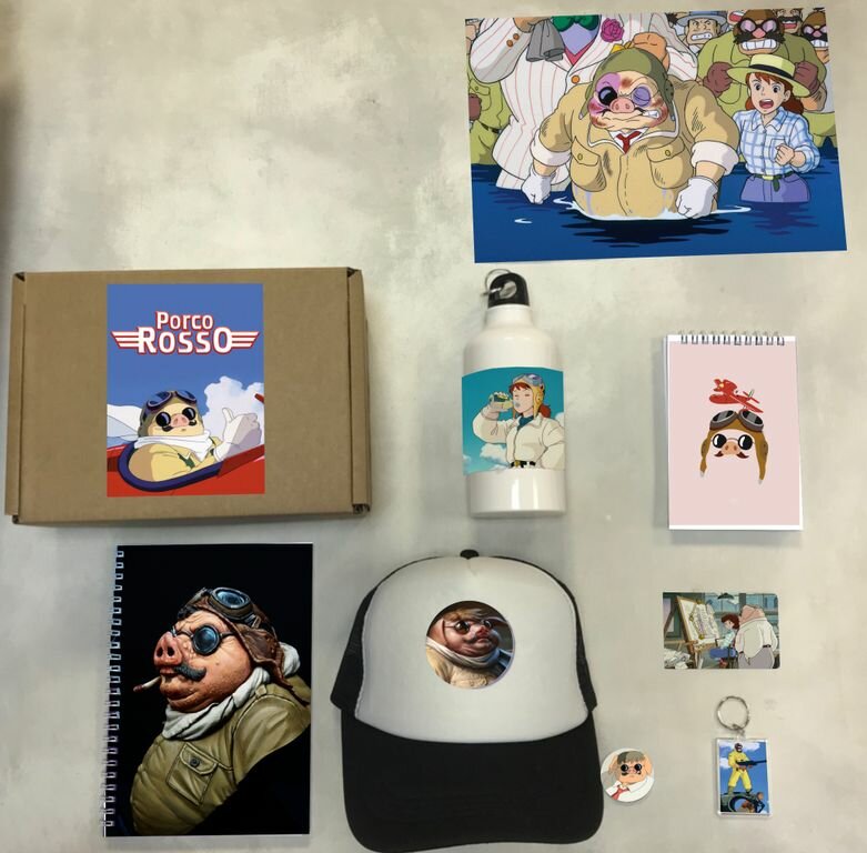 Бокс Порко Россо, Porco Rosso №2, Товары с нашими рандомными картинками