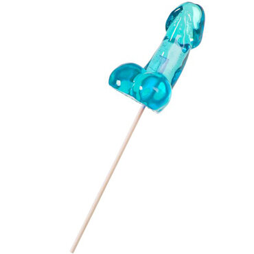 78566 Sosuчki Леденец Пенис Blue Curacao, 80 гр