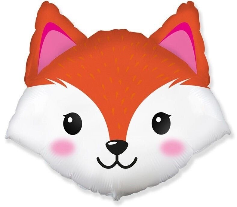 Шар (25'/64 см) Фигура, Голова, Милая Лиса, 1 шт.