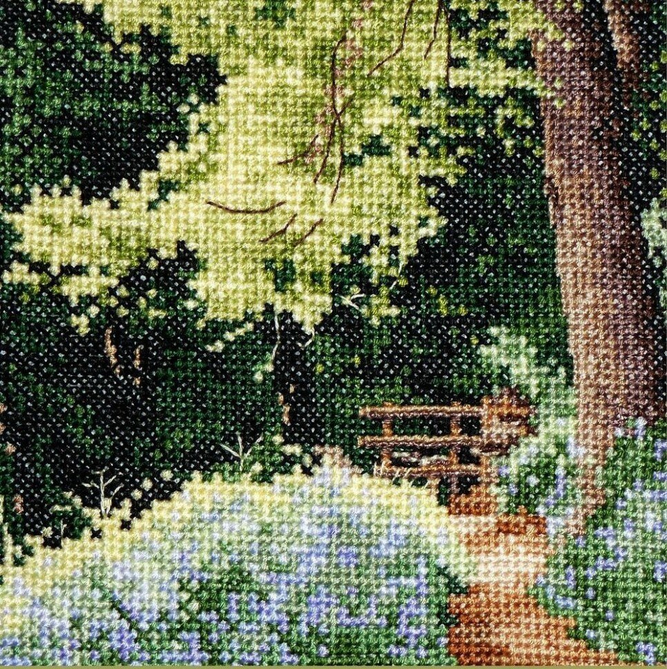 Схема для вышивания Heritage #JMBW609C Bluebell Wood (Пролески в лесу)