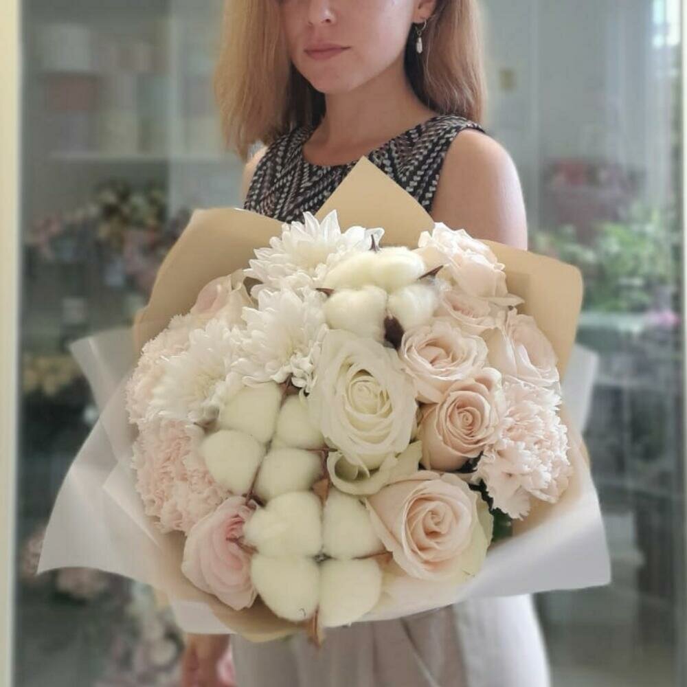 Букет "Зефир" - нежный и стильный букет для любого повода!