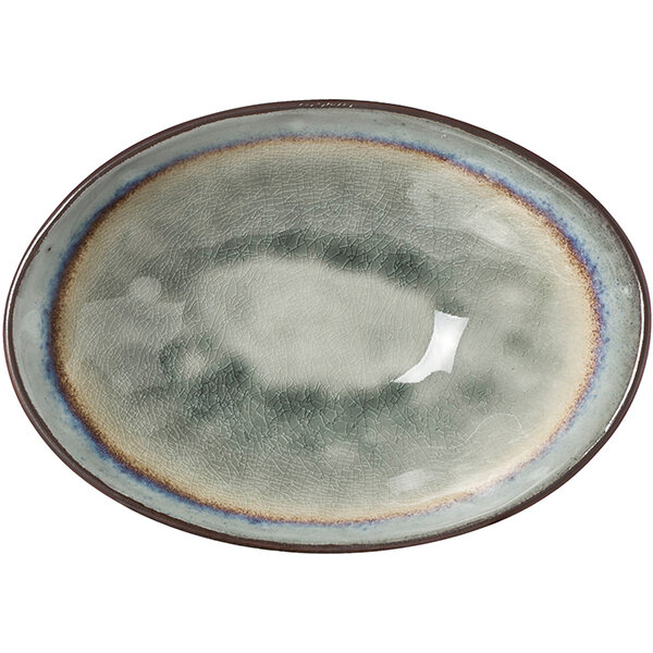 Салатник овальный керамика , H=50, L=195, B=130мм