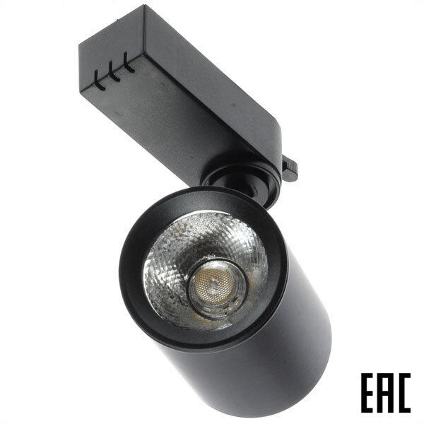 Светильник светодиодный трековый General 10Вт 4000К черный IP20 580022 GTR-10-1-IP20-В