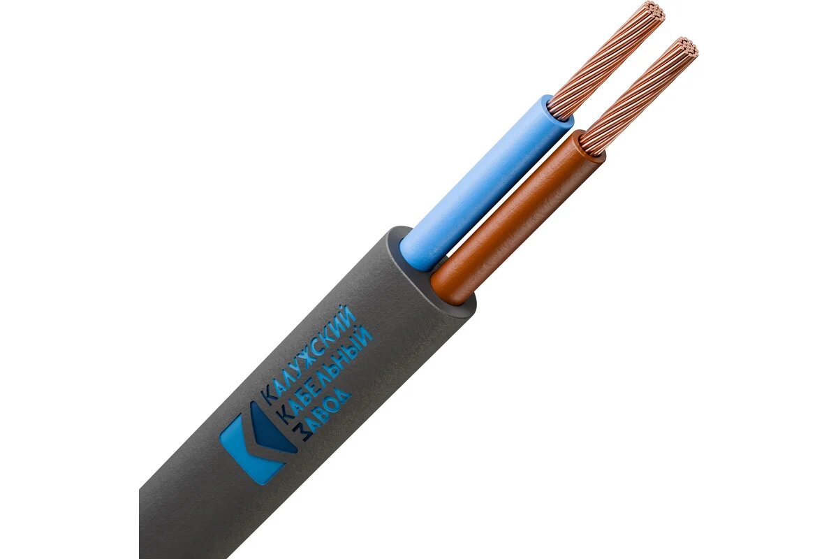 ККЗ Провод ШВВП 2х0,75 мм? 200 м черный 01-8087-6 KKZ40-00007016