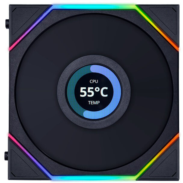 Вентилятор для корпуса 120mm Lian Li UNI FAN TL LCD Black G99.12TLLCD3B. R0 (3 in 1)
