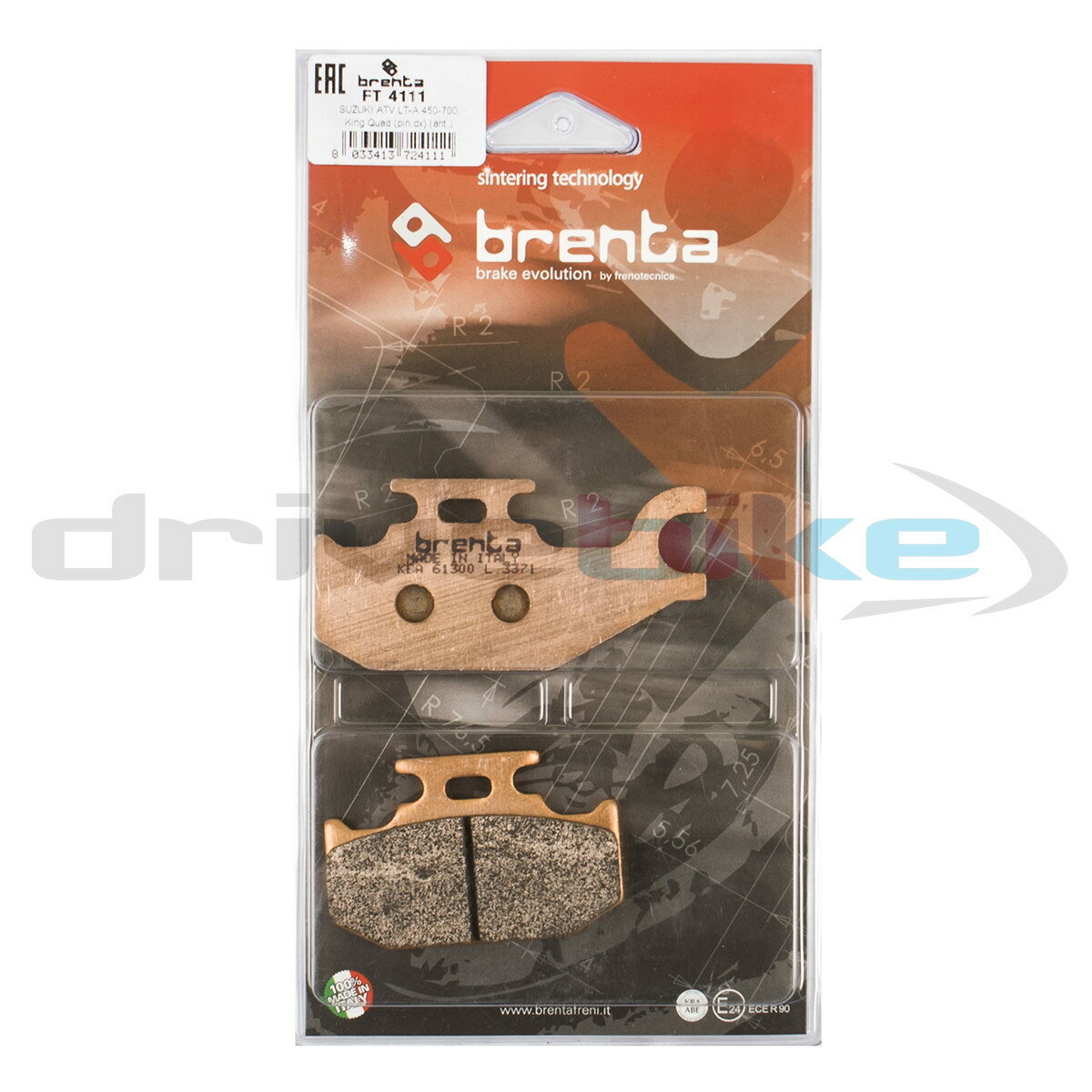 BRENTA Тормозные колодки FT 4111 Sintered