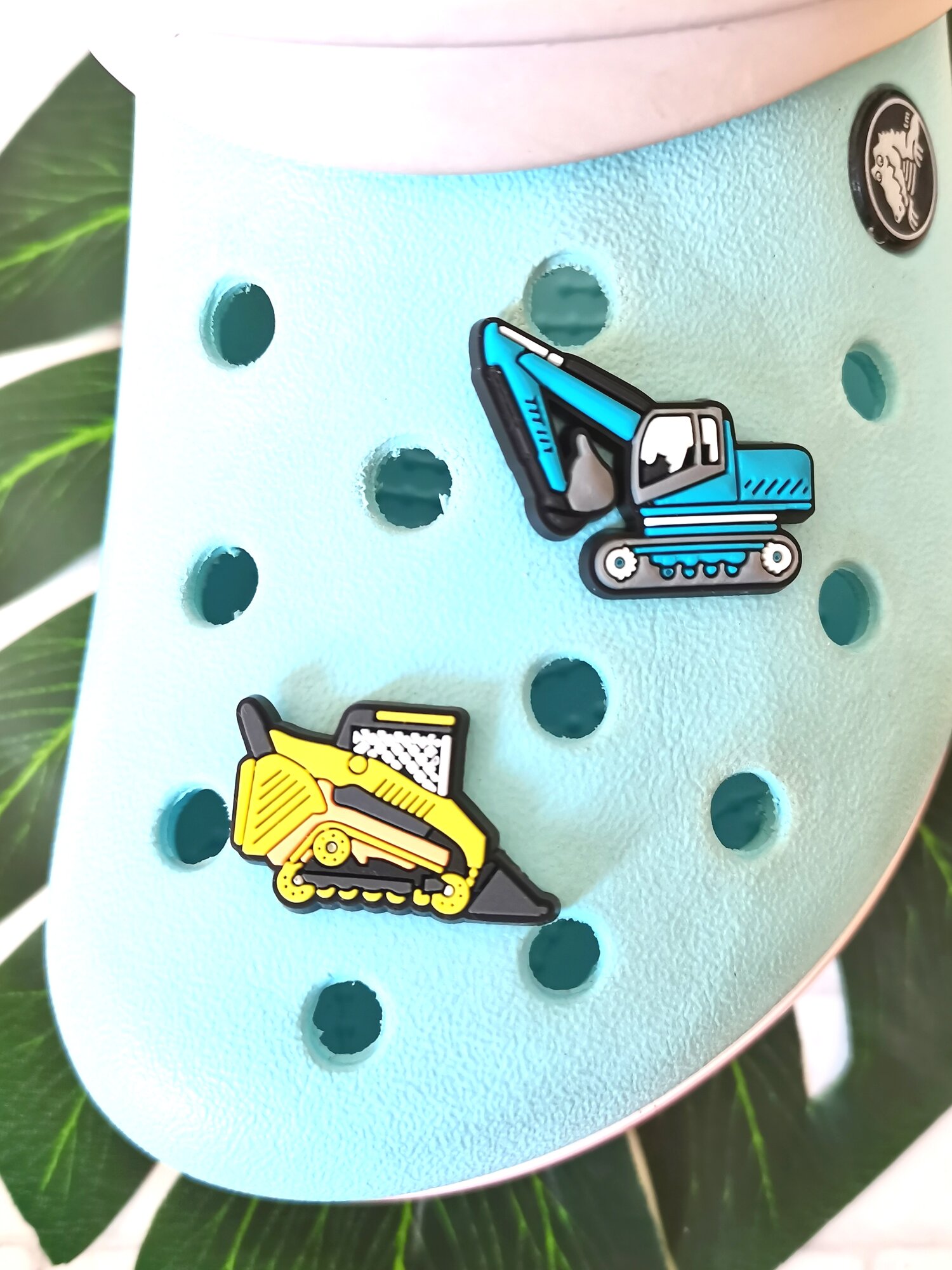 Джибитсы для crocs строительная техника Экскаватор для мальчиков