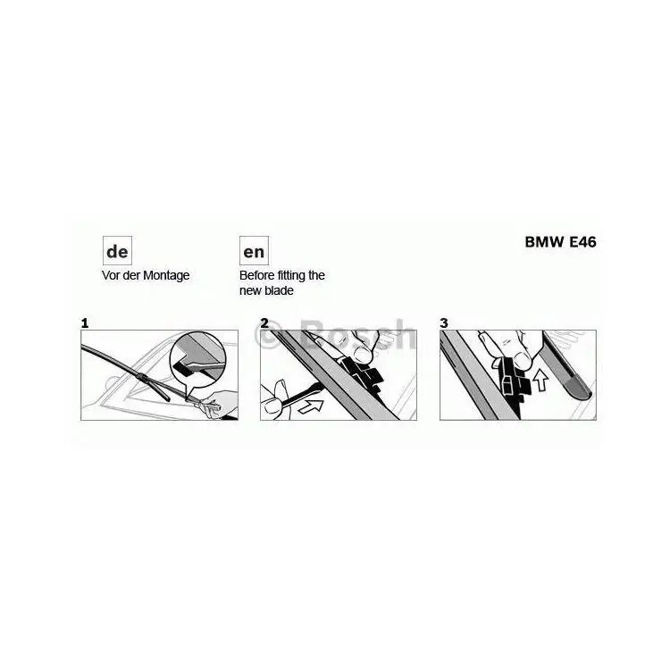 Комплект щеток стеклоочистителя ATW 550мм/480мм BOSCH - 3397118904