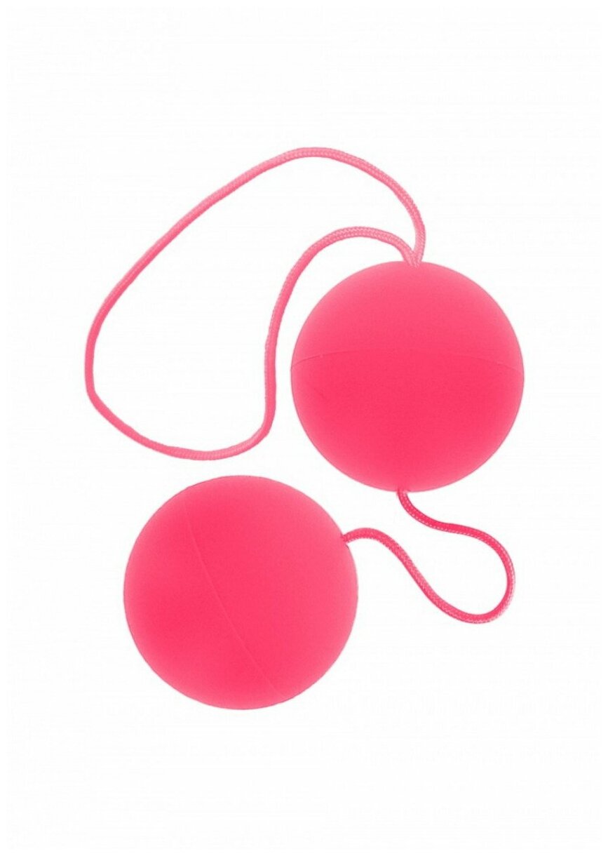 ToyJoy Вагинальные шарики Funky Love Balls, D: 3.5 см, длина: 18.5 см, розовый