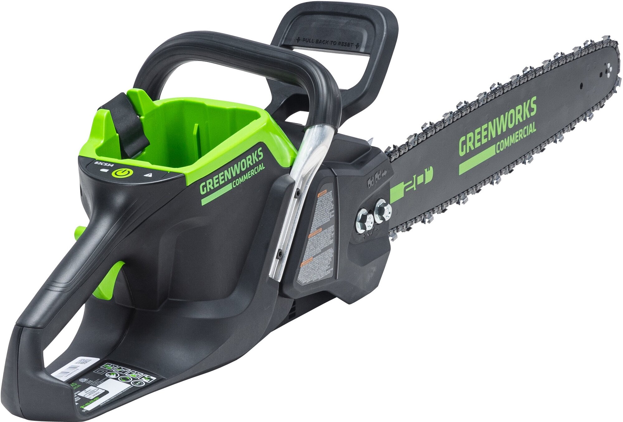 Аккумуляторная цепная пила GreenWorks GD82CS51K5 82V Без ЗУ, Без АКБ
