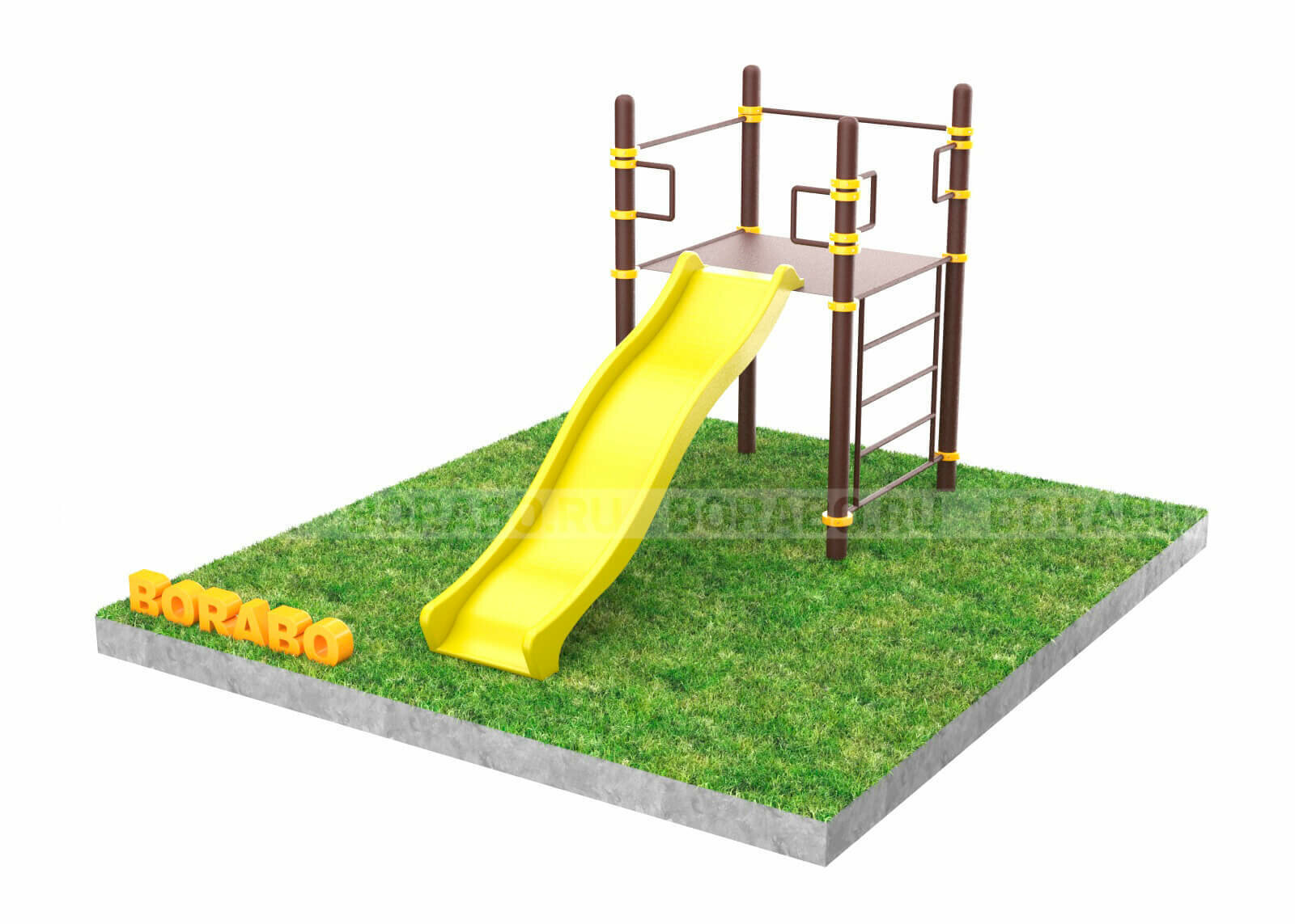 Горка детская для улицы, спортивный комплекс для детей bw-107