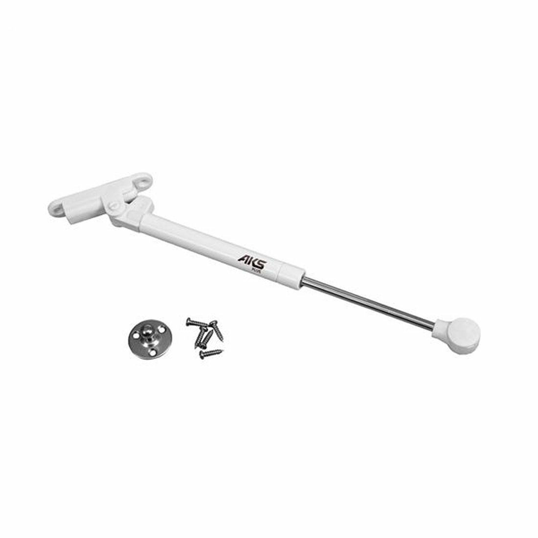 Подъемник газовый 80N с амортизатором, белый AKS PLUS