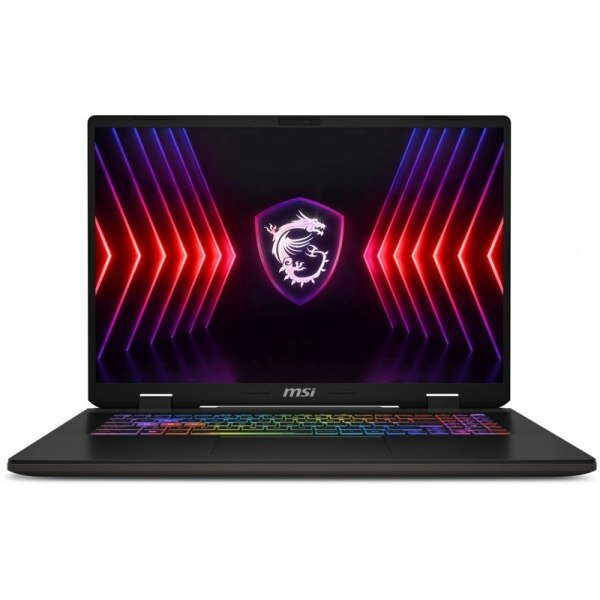 Ноутбук игровой MSI Sword 17 HX B14VFKG-046XRU 9S7-17T214-046, 17", IPS, Intel Core i9 14900HX 1.6ГГц, 24-ядерный, 16ГБ DDR5, 1ТБ SSD, NVIDIA GeForce RTX 4060 - 8 ГБ, без операционной