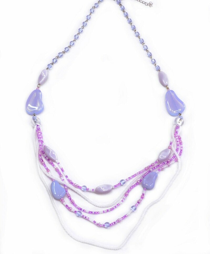 Бусы, хрусталь