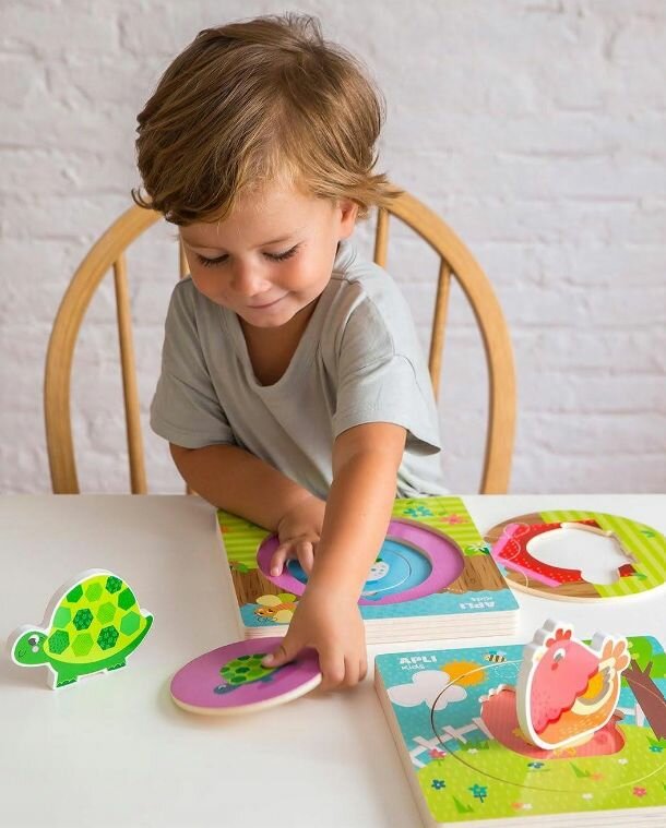 Пазл из дерева "Курочка", Apli Kids, Испания