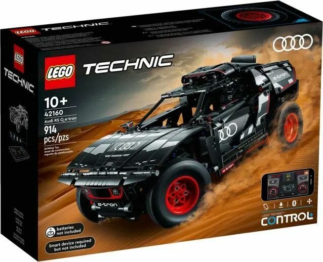 Конструктор LEGO Technic Audi RS Q e-tron, 914 деталей, 10+, 42160