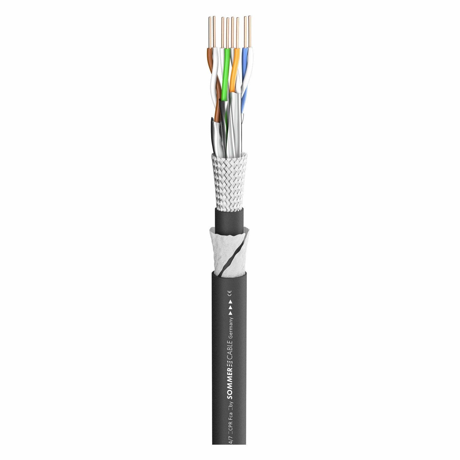 Кабель витая пара Sommer Cable 580-1331 SC-Mercator CAT.6a, 1 м