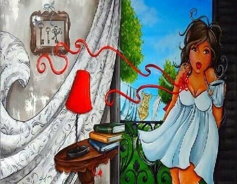 Алмазная мозаика без подрамника 40*50 "Шикарная шатенка" полная выкладка, квадратные стразы