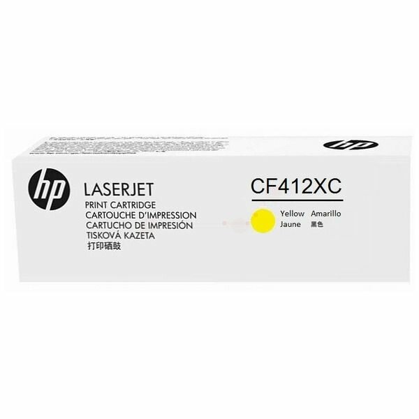 Оригинальный картридж HP (CF412XC) 410X для Color LJ Pro MFP M452dn/ 477fdn Yellow (желтый), 5000 стр.