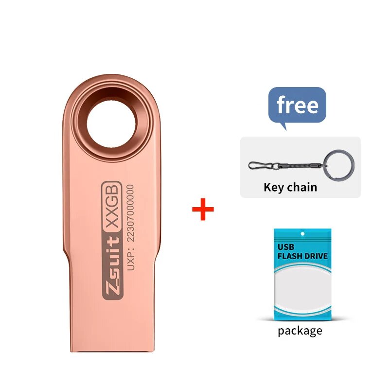 USB-флешка Z－suit CSY 64/128 ГБ 3.0-16gb-1pcs, Розовый