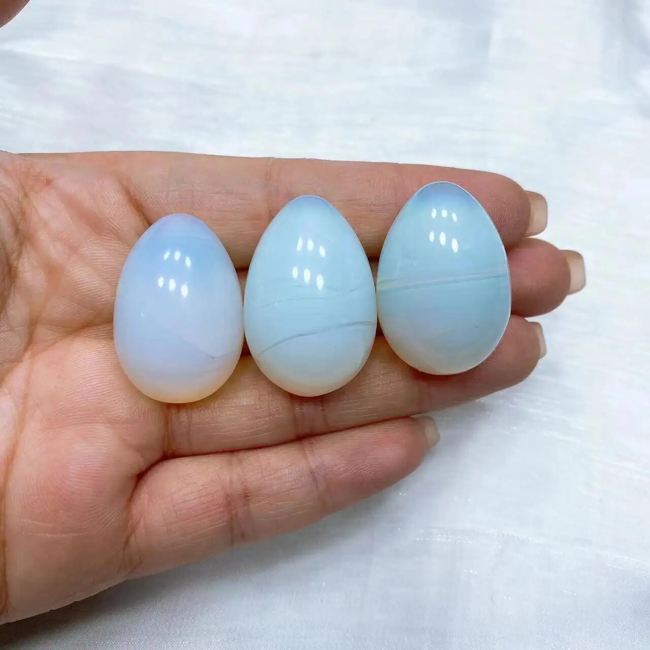 Хрустальный камень яйцо 30 мм 1PC, Opalite