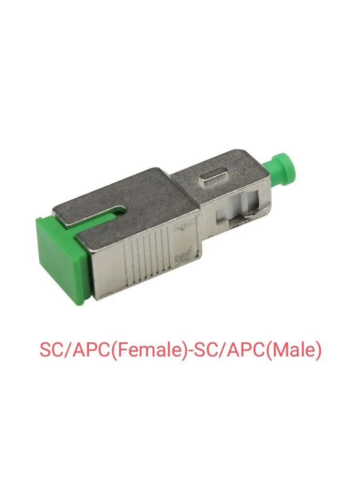 Оптоволоконный адаптер SC/APC (Female)-SC/APC (Male)