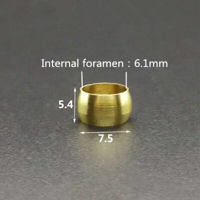 Латунные двойные конические наконечники 4-14 мм 6mm
