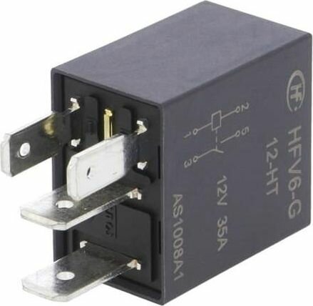 Реле HONGFA HFV6-G/12-HT электромагнитное SPST-NO Uобмотки 12ВDC 35А 124Ом 1 шт