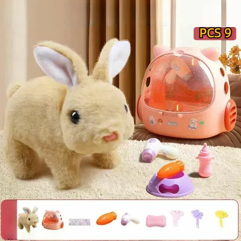Игрушка интерактивная/Кролик с домиком