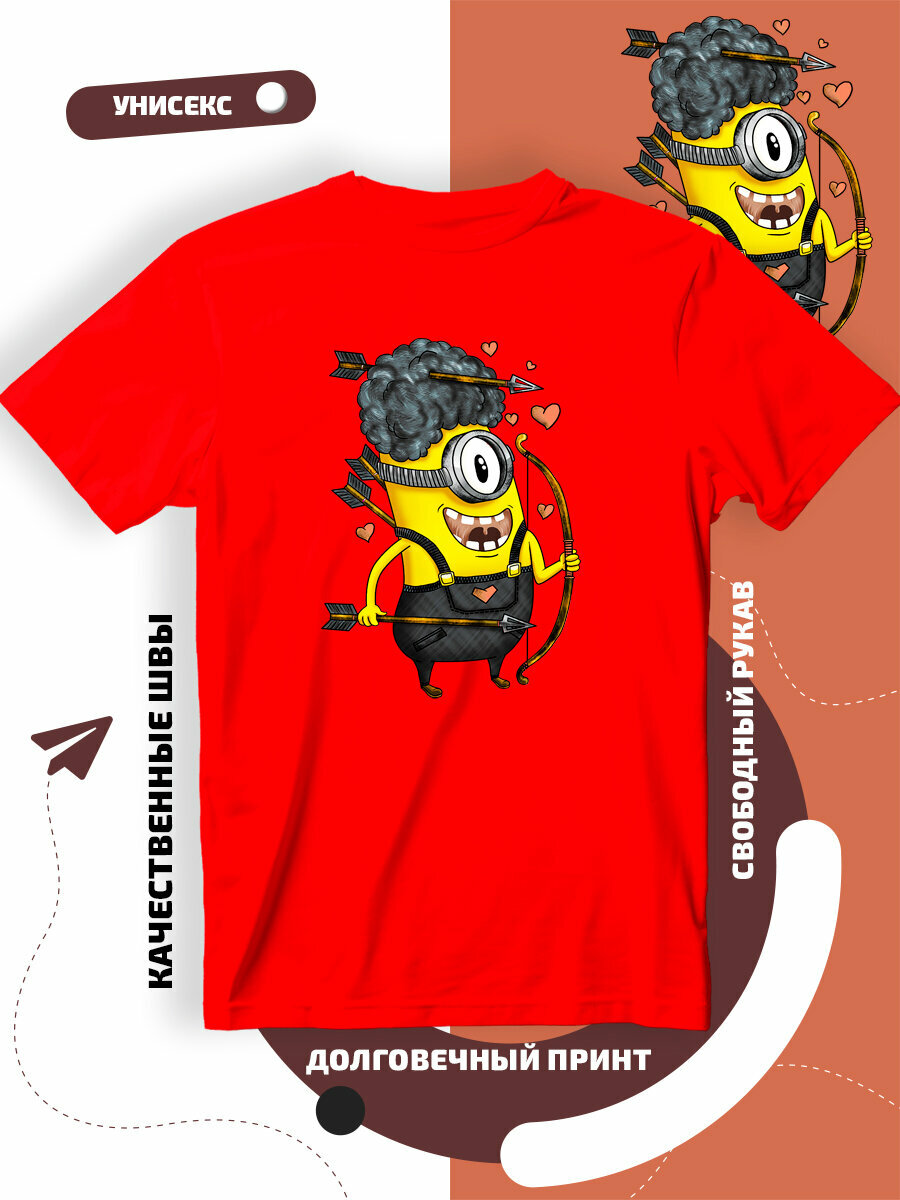 Футболка с принтом Миньоном Minions