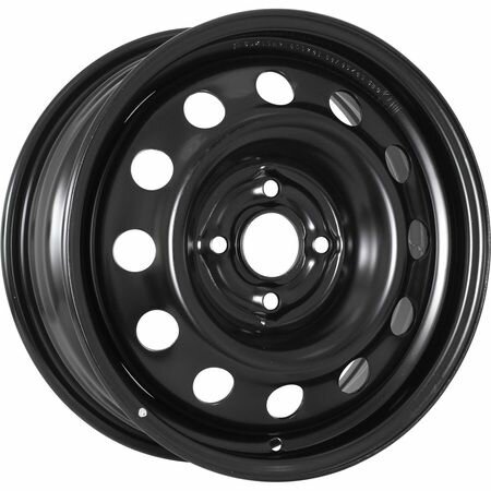 Колесный штампованный диск Евразиа тапо 64A45Z R15x6 4x100 ET45 CB56.6 Black