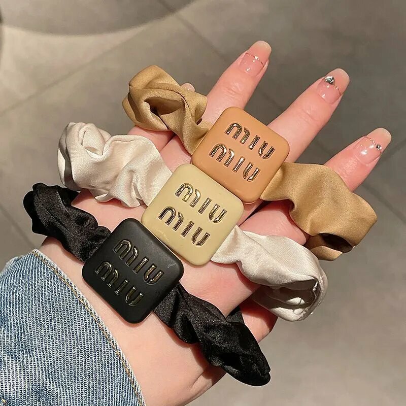 Комплект резинок MIUMIU, для волос, микрофибра, 3шт, пружинка