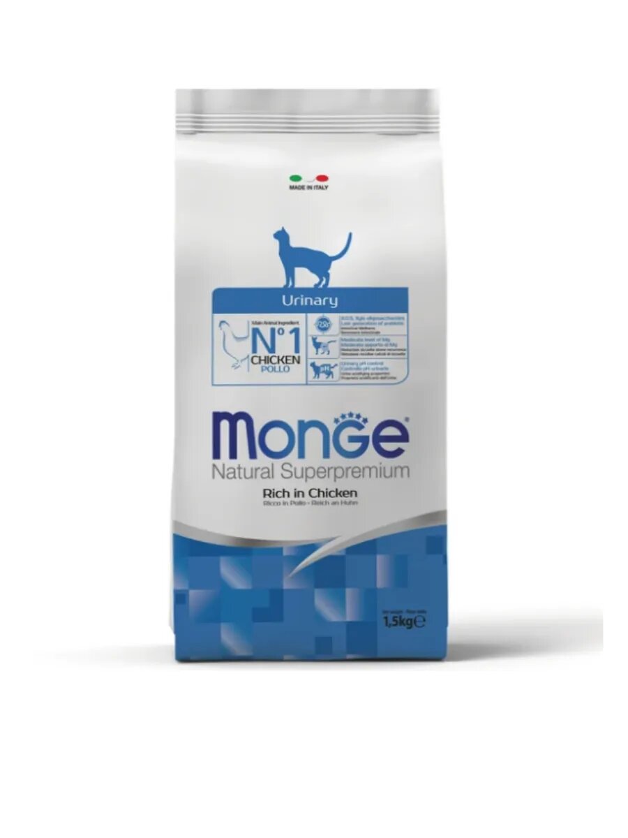 Сухой корм Urinary для кошек с курицей 1,5 кг