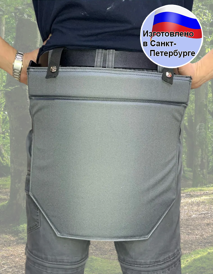 Пятиточечник тактический/цвет серый. Туристическая сидушка. Сиденье для походов непромокаемое