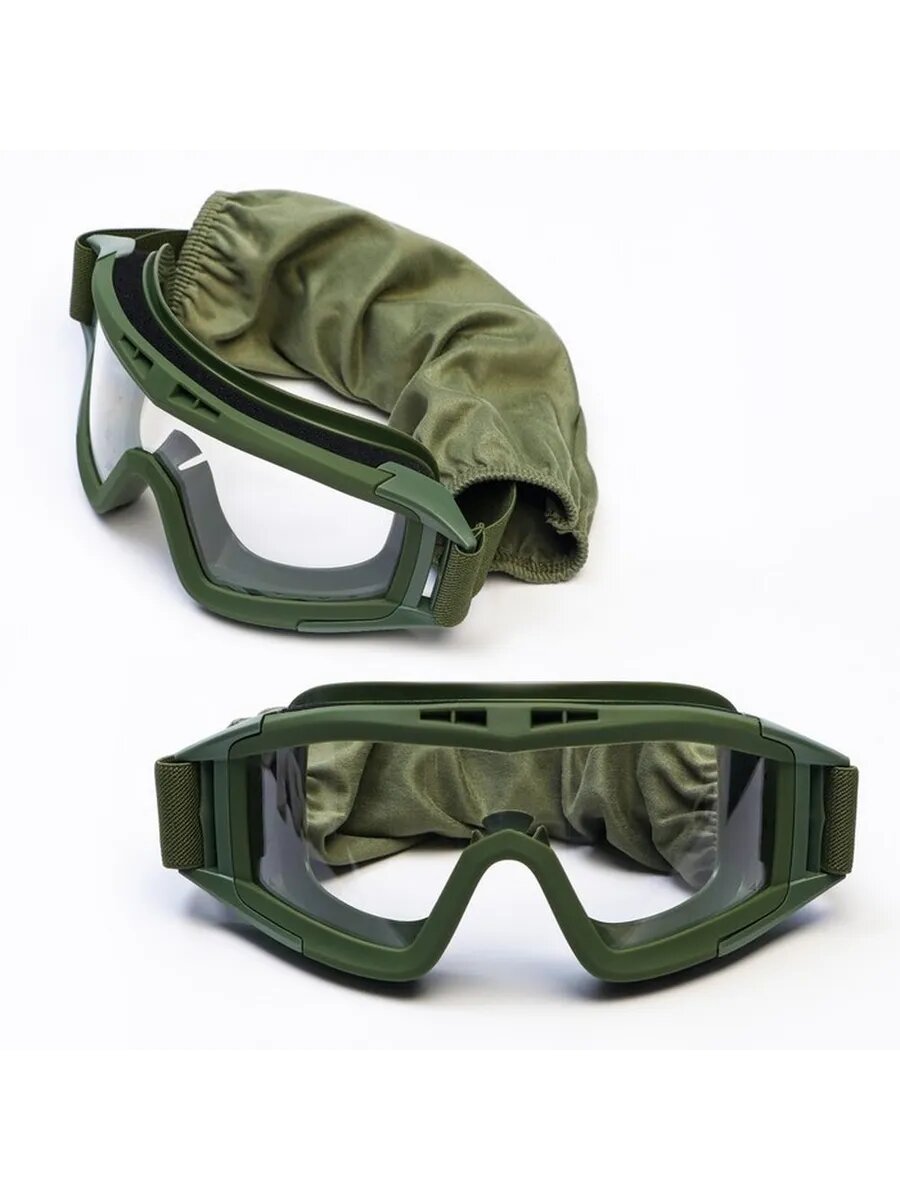 Защитные тактические очки с регулируемым ремешком