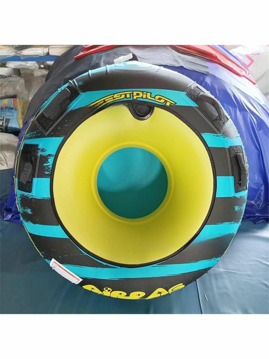 Водная ватрушка/баллон буксируемый - тюбинг, Одиночное надувное кольцо для перетаскивания по воде
