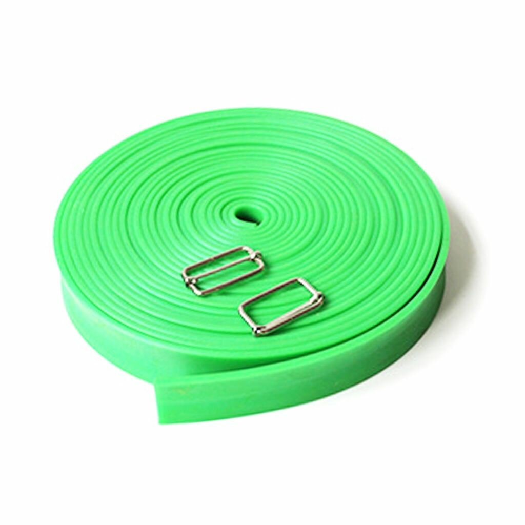Эспандер для спортивных тренировок бега учебной жизни, резиновая лента для упругости атлетического взрывного сопротивления - 3 м зеленая