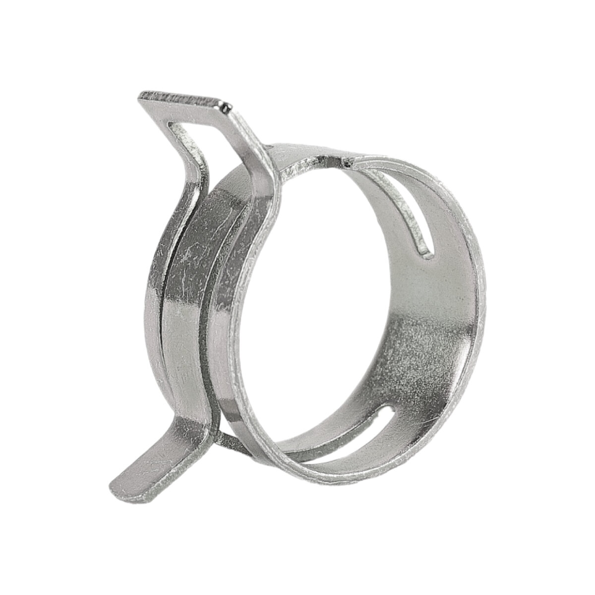 Хомут пружинный 23 W1 с лентой из оцинкованной стали, 1 шт, зажимной