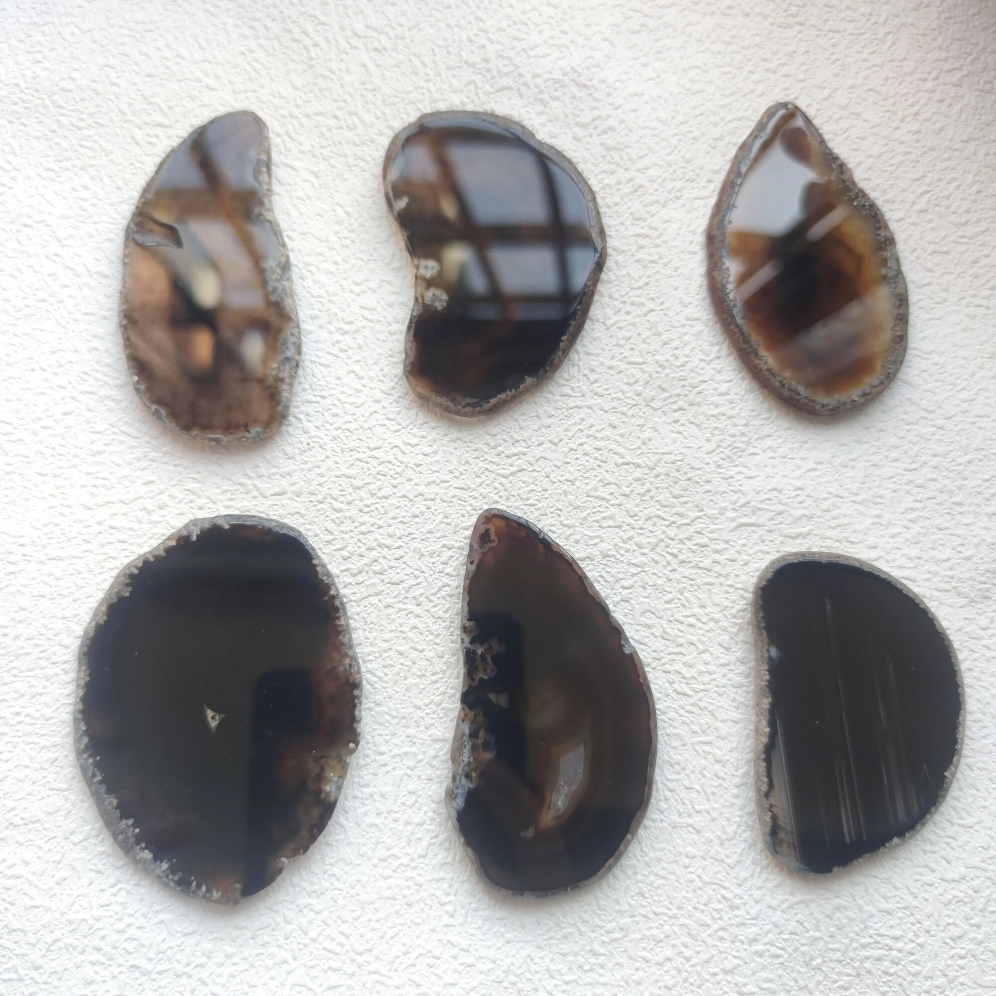 1 шт. натуральный агат жеода полированный нерегулярный кристалл ломтик камень с отверстием DIY кулон минерал украшение дома целебный кристалл