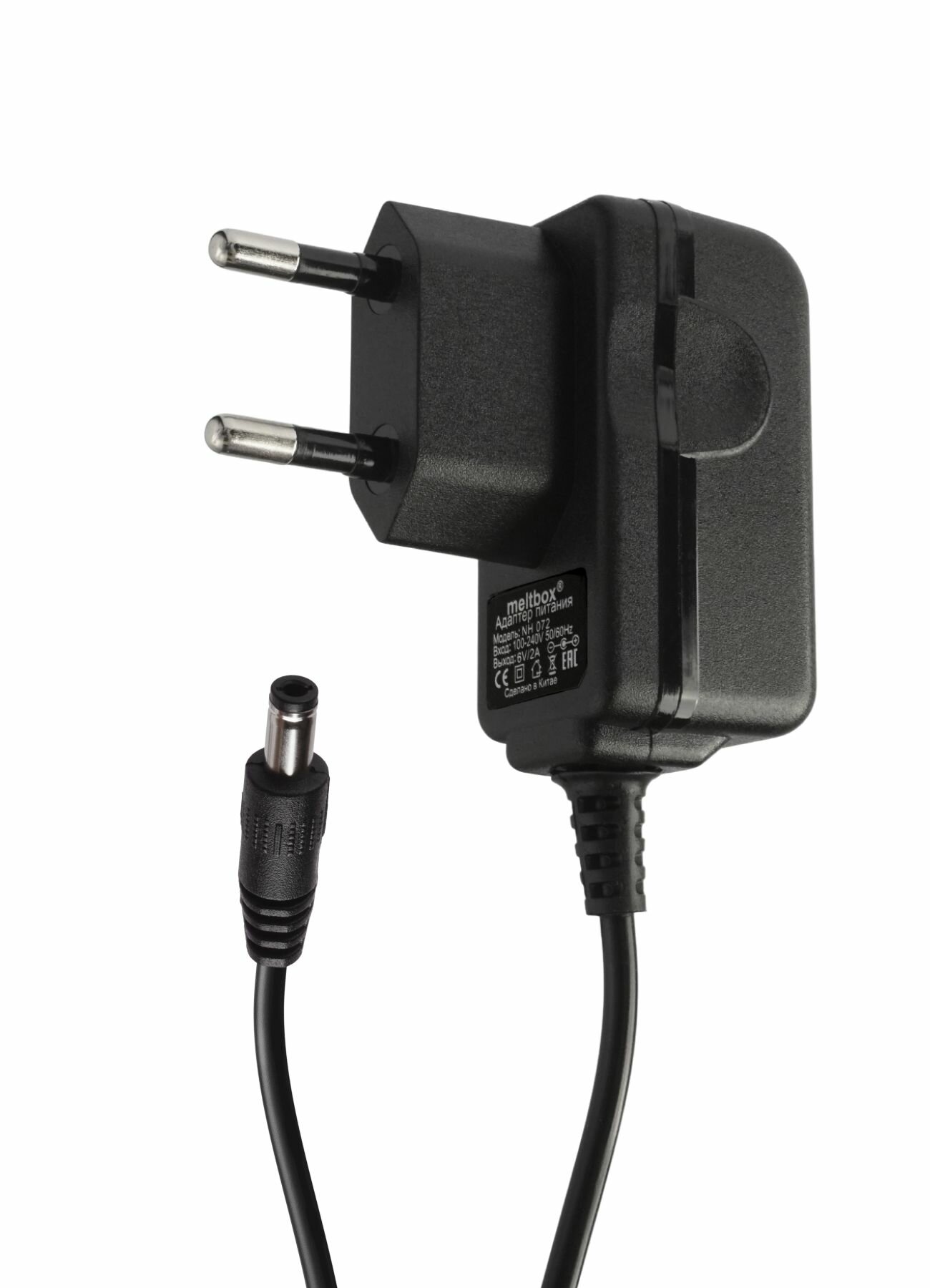 Сетевой адаптер 6V 2A для тонометров AND, B-Well, Microlife, (5.5х2.5 мм.)